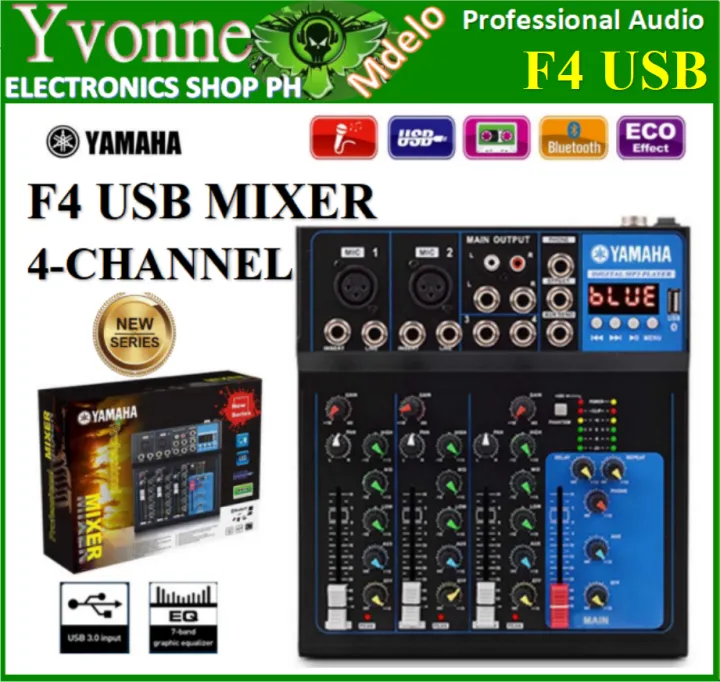 The Mixer Yamaha F4-USB 4 Channel Mixer W/Bluetooth | Lazada PH