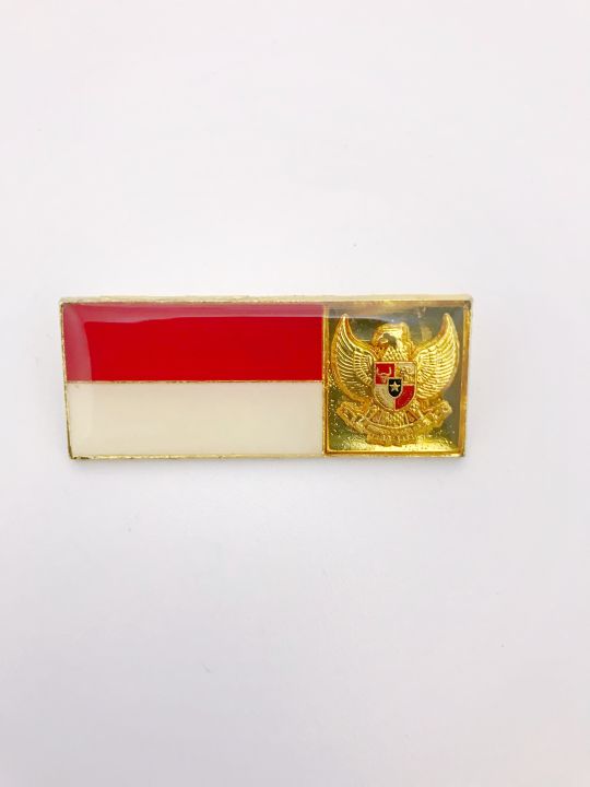 Armor Military Pin Bross Merah Putih Garuda Kotak Besi | Lazada Indonesia