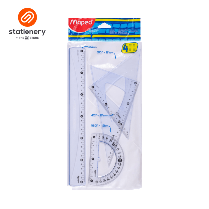 Maped Ruler Set of 4 | Lazada PH