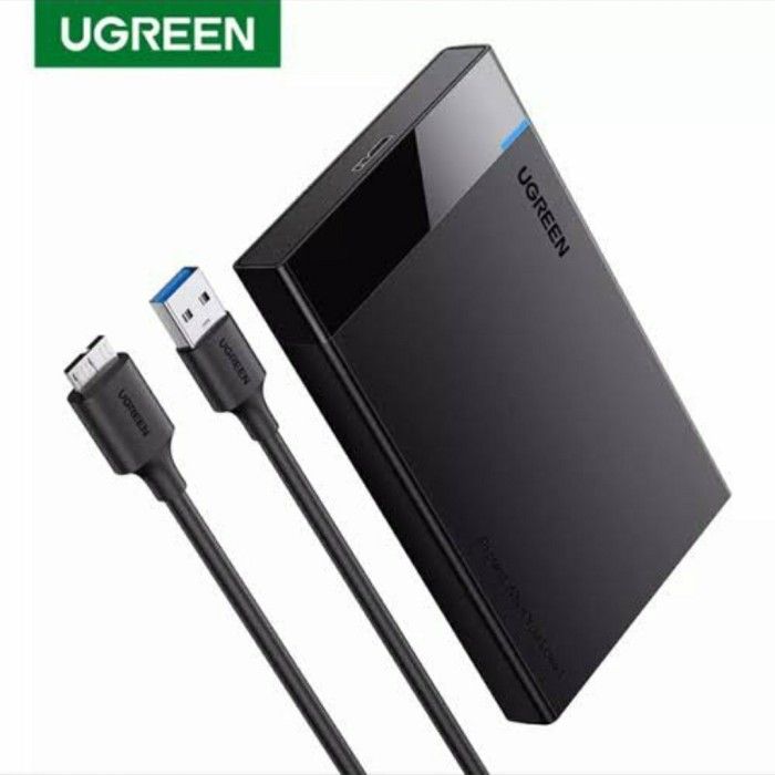 Ugreen Hard drive box tempat harddisk external 2.5inch with kabel sata ...