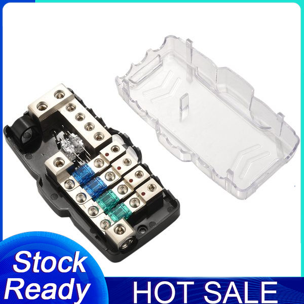 Multi-functional LED Car Audio Stereo ANL Fuse Holder Distribution 0 ...