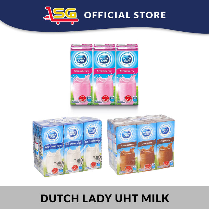SG | DUTCH LADY UHT MILK (6's x200ml) | Lazada