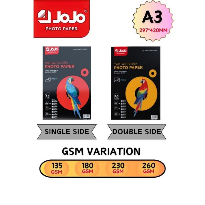 [ A3 SINGLE SIDE | A3 DOUBLE SIDE ] 20'S JOJO | KIDARIO WATER RESISTANT ...