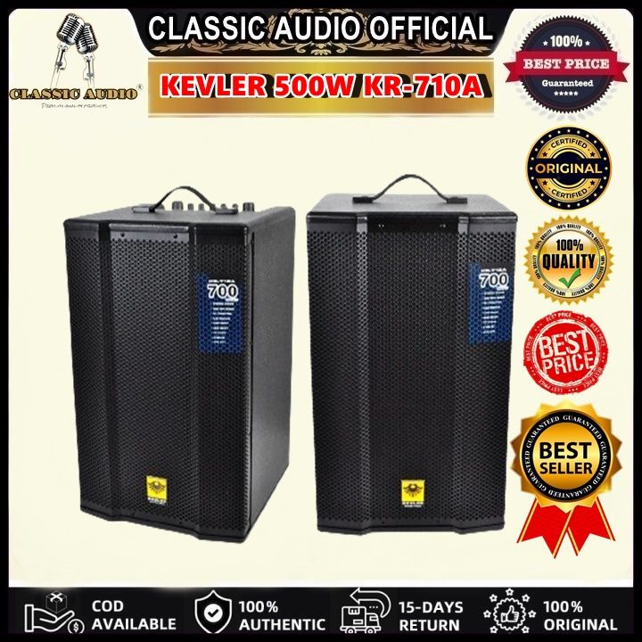 Kevler by Winland 10inches Active Speaker System 3-way Bass Reflex 500W KR-710A (ORIGINAL ...
