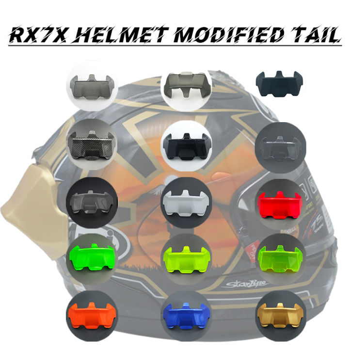 Motorcycle Rear Trim Helmet Spoiler For ARAI RX7X RX-7X RR5 VZ-Ram RX7V ...