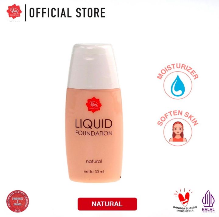 VIVA Liquid Foundation - 30ml / Alas Bedak | Lazada Indonesia