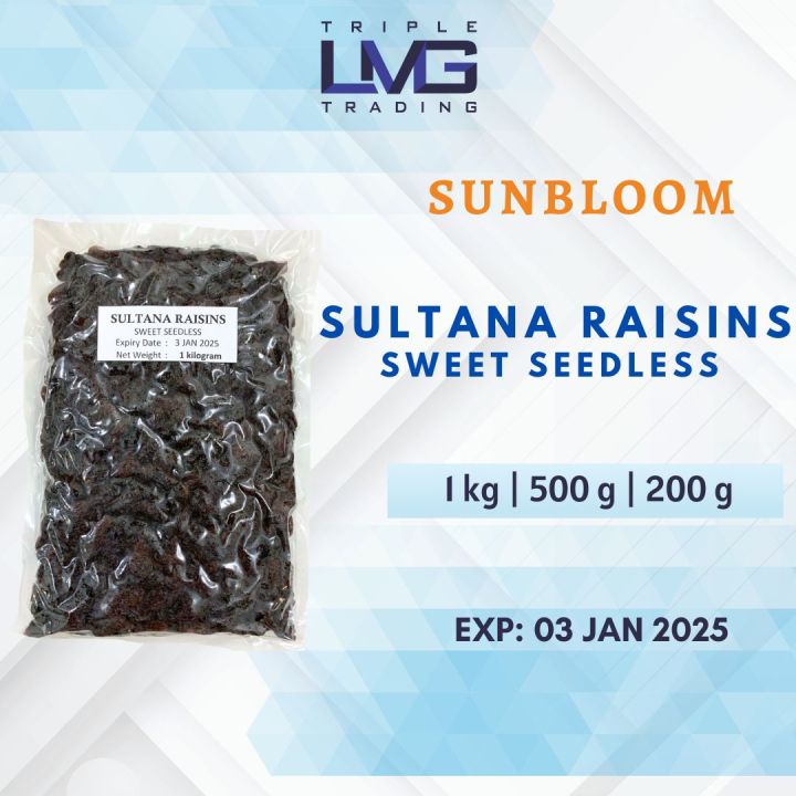RAISINS (SULTANA) "SWEET SEEDLESS" | Lazada PH