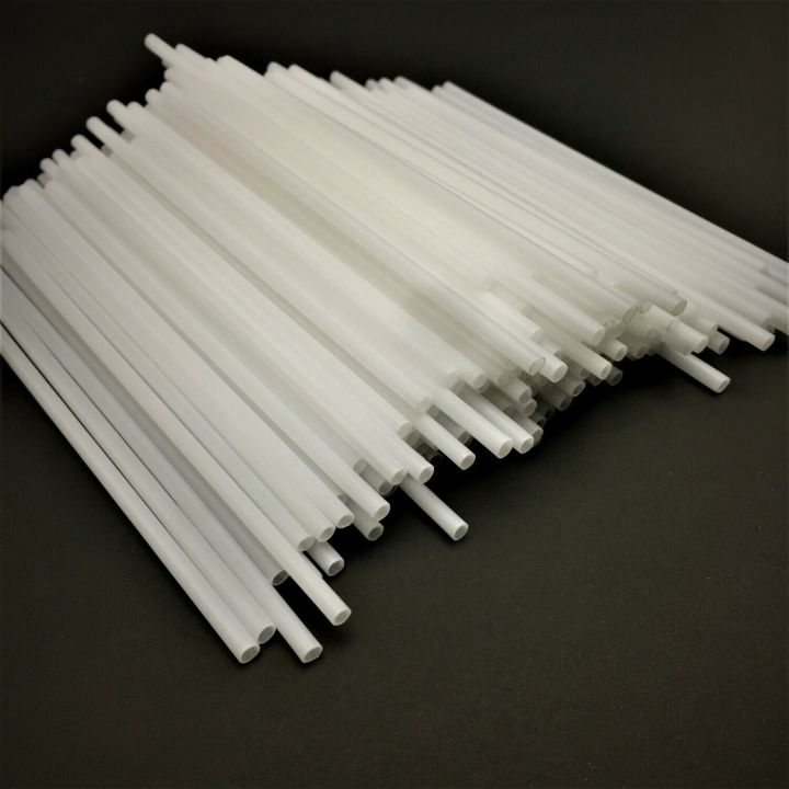 White Lollipop Sticks (5.5 inches long) White Straw Stick Candy Stick ...