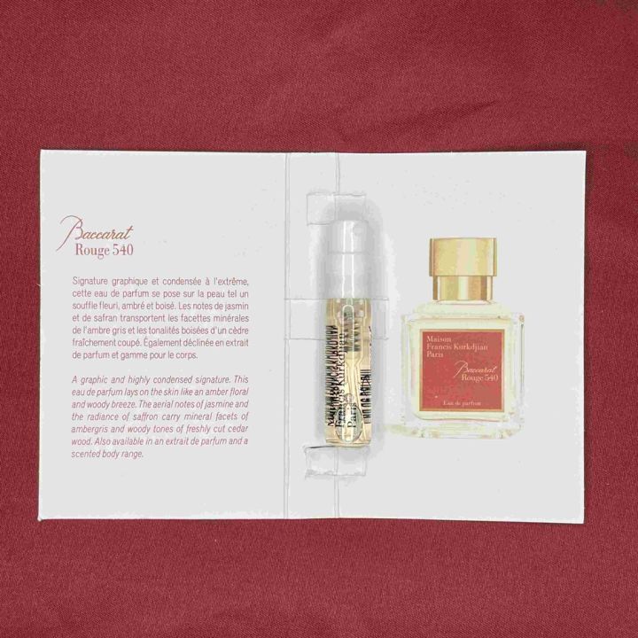 Perfume Tester Maison Francis Kurkdjian Baccarat Rouge 540 | Lazada PH