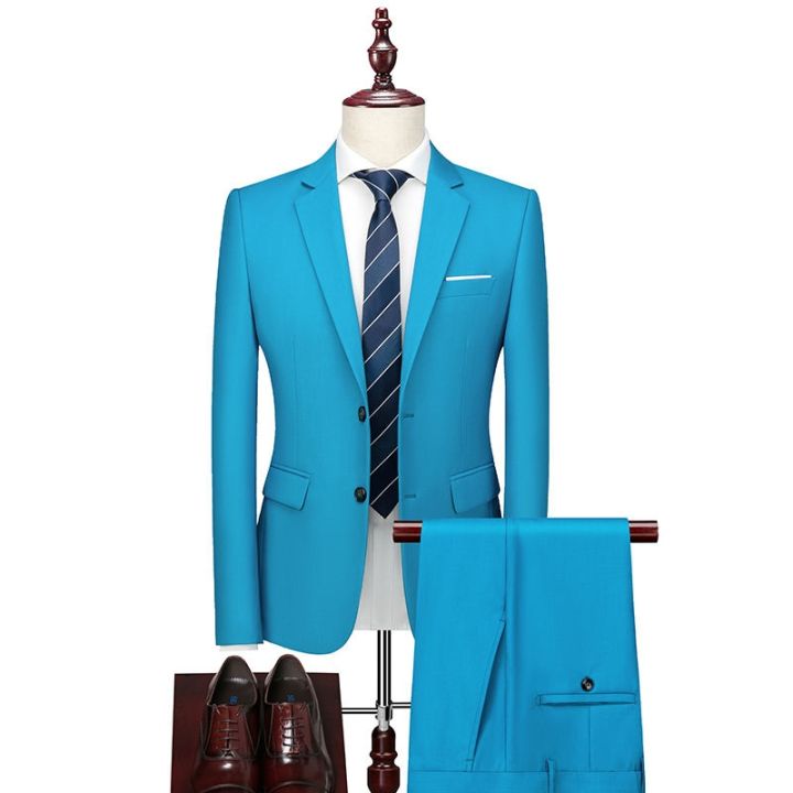 【Ready】🌈 Sprg colorful busess formal attire large size suit suit men's ...