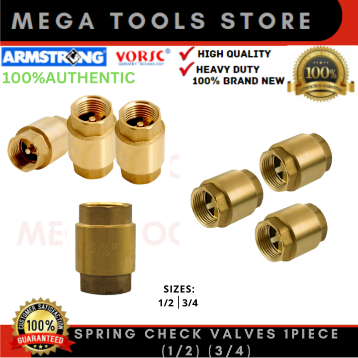 SPRING CHECK VALVES 1PIECE (1/2) (3/4) | Lazada PH