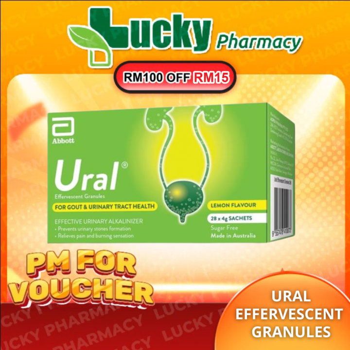 URAL EFFERVESCENT GRANULES 4G X 28S [1 BOX] | Lazada