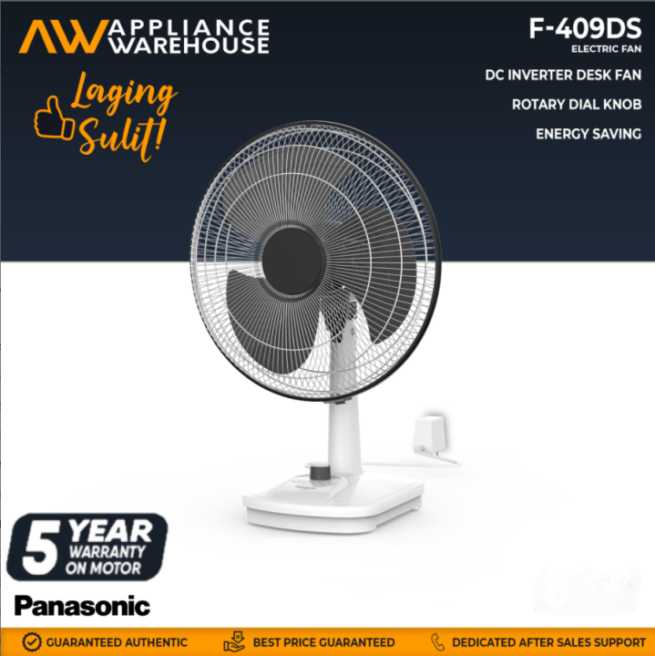 Panasonic F-409DS DC Inverter Desk Electric Fan[Appliance Warehouse ...