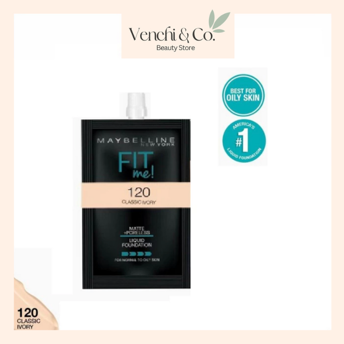 Maybelline Fit Me Matte Foundation SACHET 5ml | Lazada Indonesia