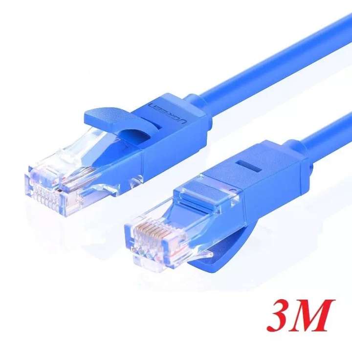 Ugreen 11203 3M Màu xanh Cáp mạng LAN CAT6 UPT NW102 | Lazada.vn