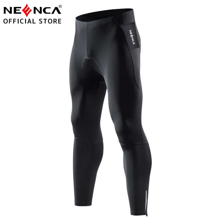 NEENCA Men's Bike Pants Long 4D Padded Cycling Tights Leggings Outdoor Riding MTB Bicycle Pants ...