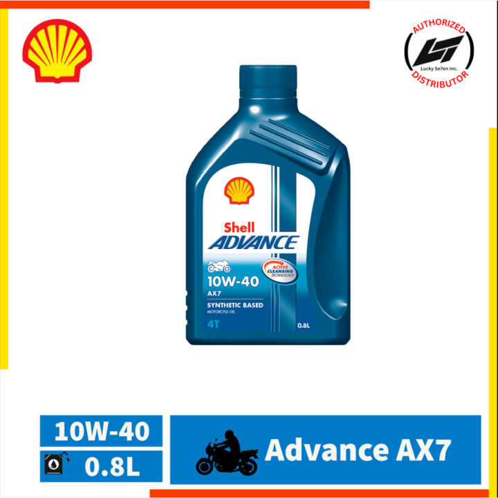 Shell Advance AX7 10W-40 0.8L | Lazada PH