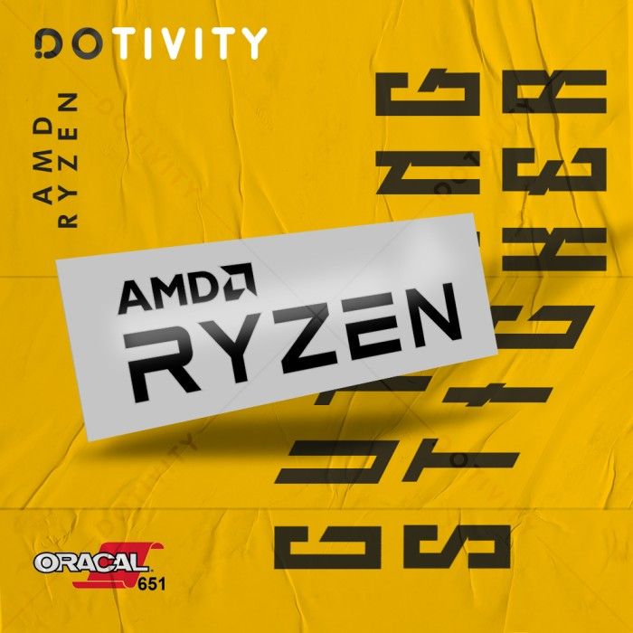Cutting Sticker AMD Ryzen | Lazada Indonesia