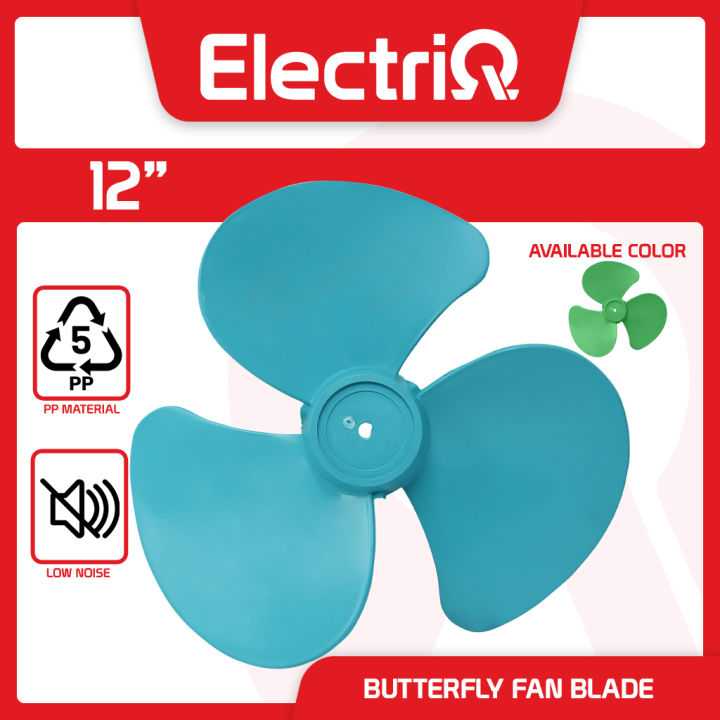 Electriq Eletric Fan Universal Blade Half Moon 12 inches BL-NIK12PL ...