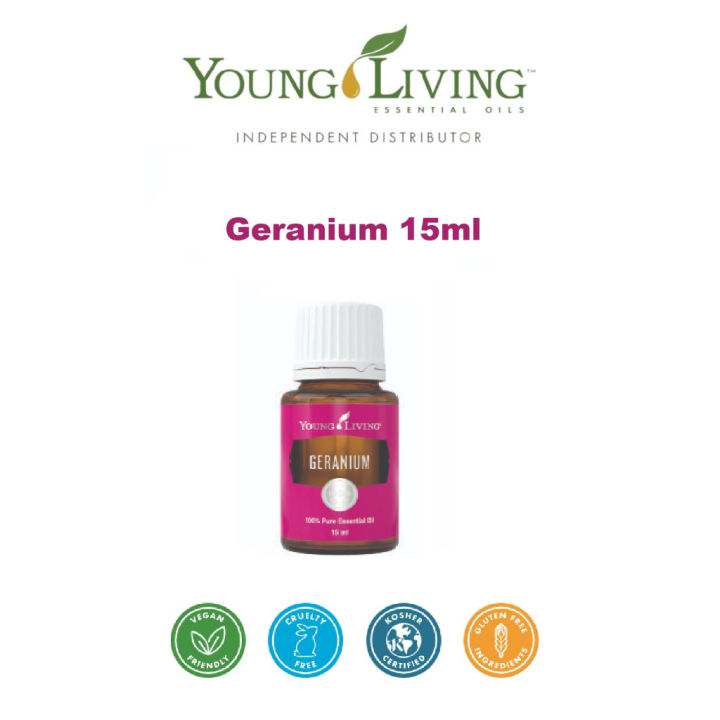 🌱Ind. Distributor🌱 Young Living Geranium essential oil 15ml | Lazada ...