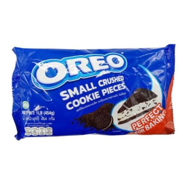 OREO Small Crushed Cookie Pieces โอริโอ คุกกี้ บดชิ้นบดขนาดเล็ก 454g ...