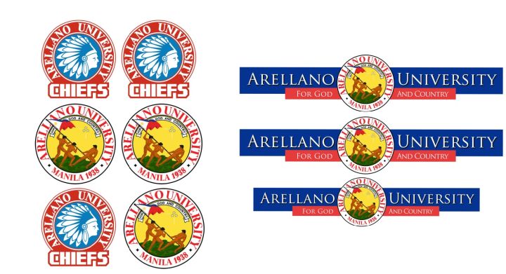 Arellano University Car Sticker, 9 Pieces Package, Vynil, Waterproof ...