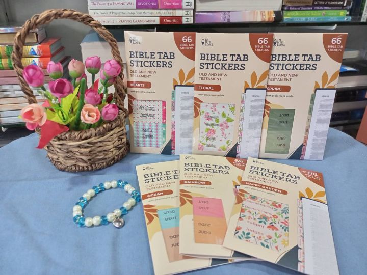 PCBS Bible Tab Stickers (OLD & NEW TESTAMENT) Bible Thumb Index - 66 ...