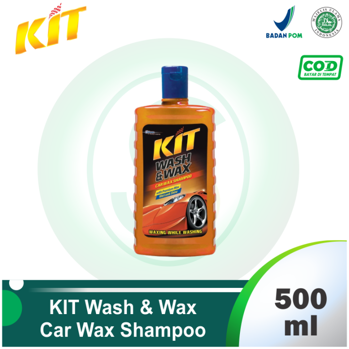 Kit Wash And Wax Car Shampoo 500ml - Kemasan Botol | Lazada Indonesia