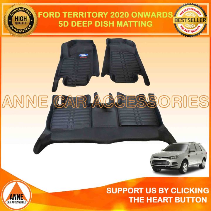 5D Deep Dish Matting for Ford Territory 2020 2021 2022 / 2023 2024 ...