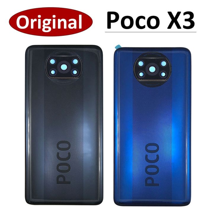 100% Original For Xiaomi Mi Poco X3 NFC Back Cover Rear Door ...