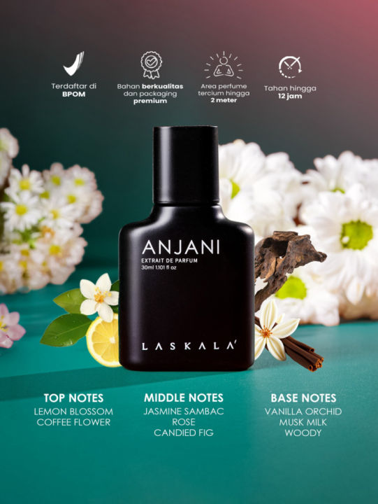 Laskala Perfume - Anjani Extrait de Perfume | Tahan 12 jam | 30ml ...