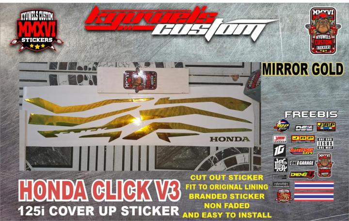 CLICK V3 COVER UP DECALS | Lazada PH