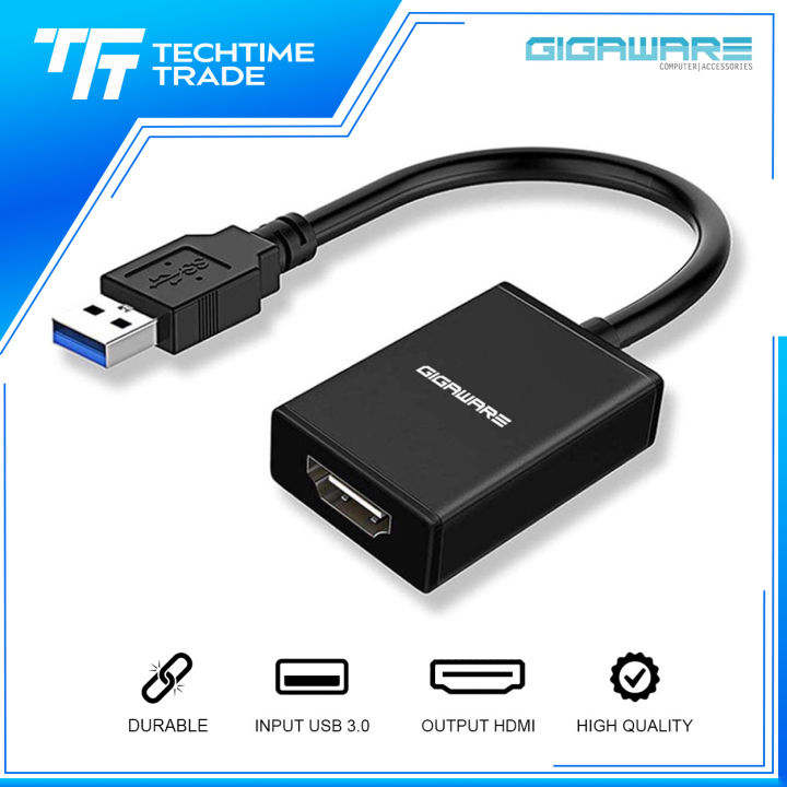 Gigaware USB 3.0 To HDMI Video Display External Cable Adapter | Lazada PH