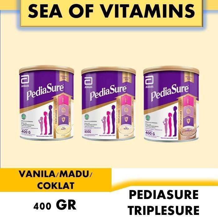 PEDIASURE TRIPLESURE 850gr MADU, VANILA SUSU FORMULA BUBUK | Lazada Indonesia