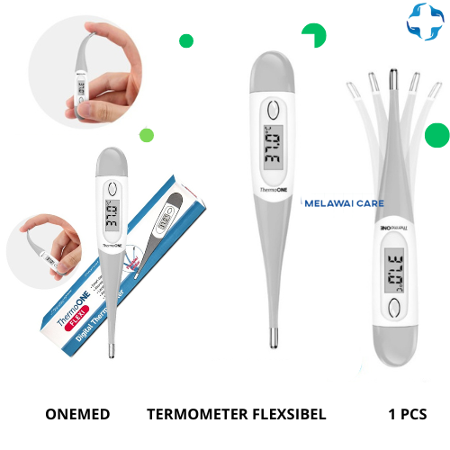 Termometer Flexsibel Onemed Alat Cek Suhu Tubuh Badan Bayi Anak Dewasa ...