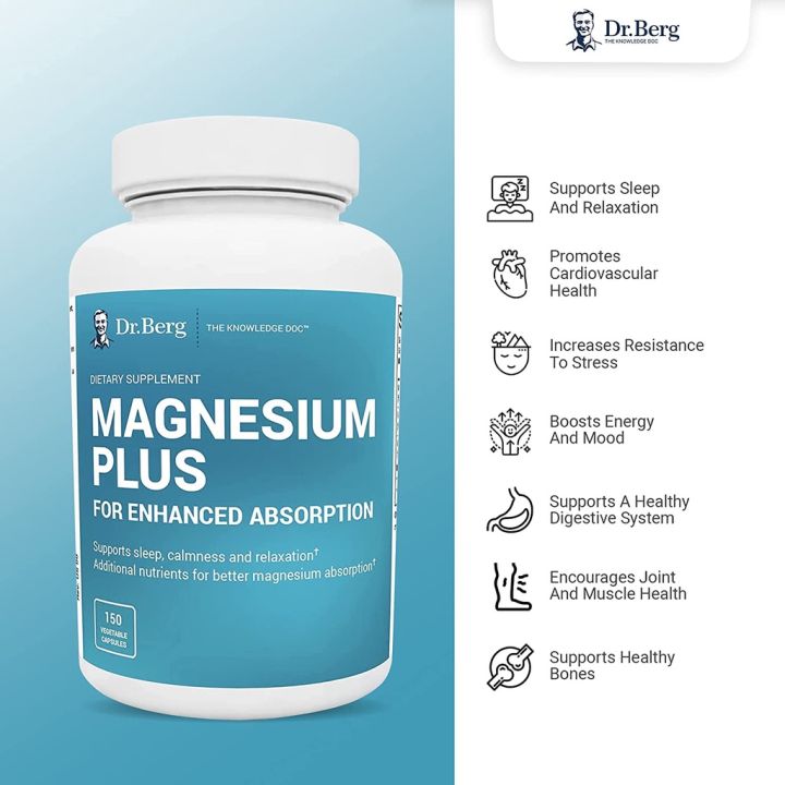 Dr Berg Magnesium Plus 150 capsules | Lazada PH