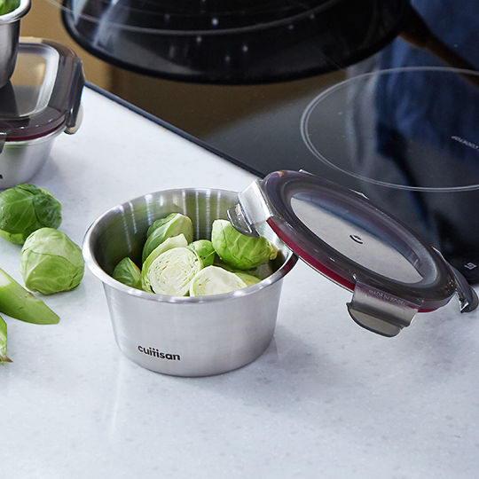 Cuitisan Flora Round No 4 (410ml) - Microwave SAFE Premium Stainless ...