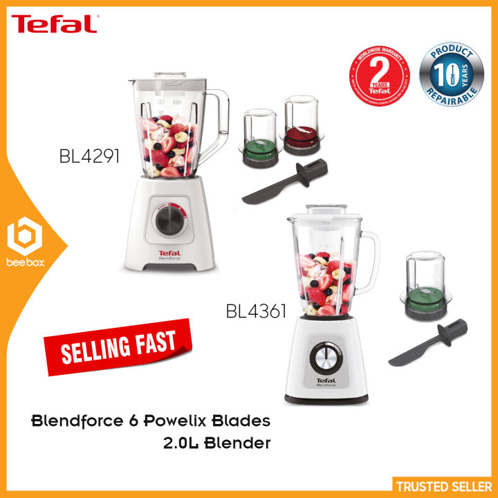 Tefal 2.0L Blendforce 2 Blender with 6 Triplax Blades - BL4291 / BL4361 | Lazada