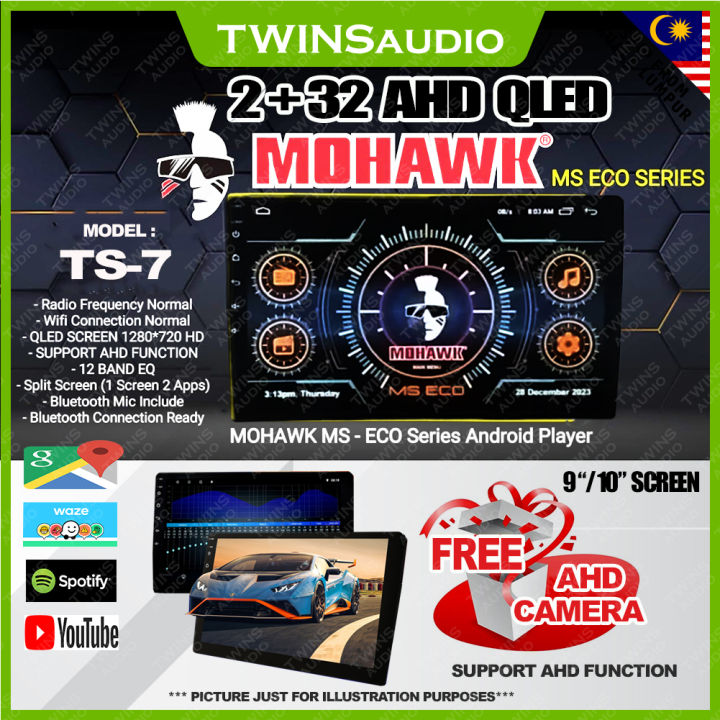 Mohawk MS ECO Series Car Android Player AHD QLED 2+32GB (TS-7) | Lazada