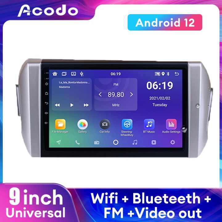 Android 12 9inch Car Player For Toyota Innova 2015-2018 Navigation ...