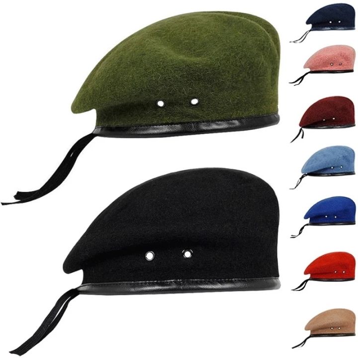 Men and Women Pure Wool Beret Hat for Special Forces Soldiers Death ...