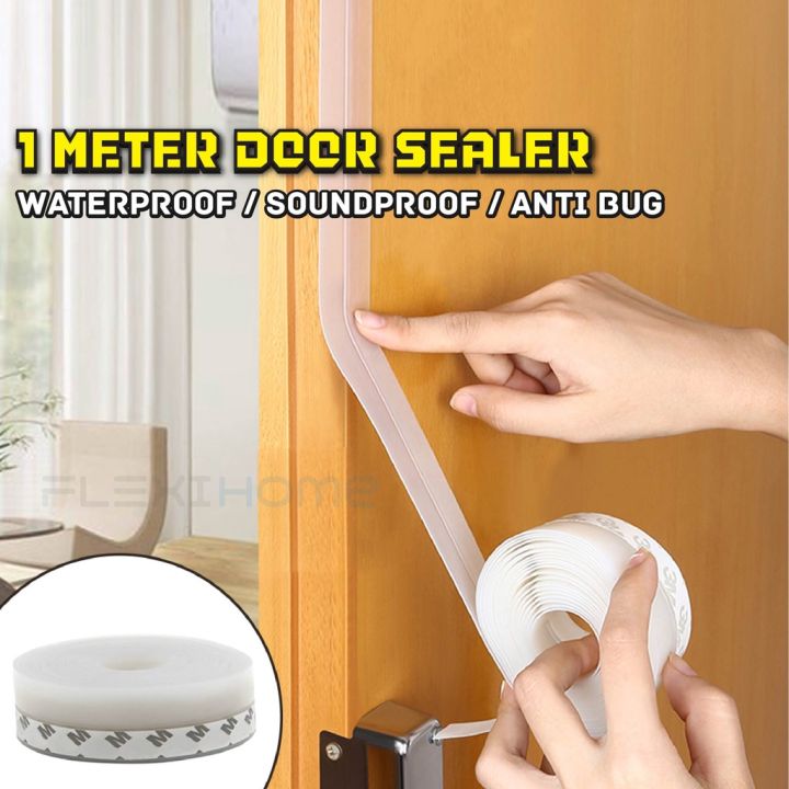 1M Door Block Waterproof Silicone Window Sealing Strip 3M Self Adhesive ...