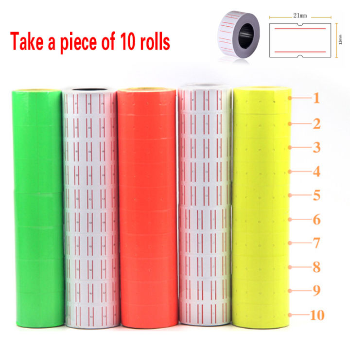 5500PCS Price Tag Sticker 10Roll Price Tagger Sticker For Pricing ...