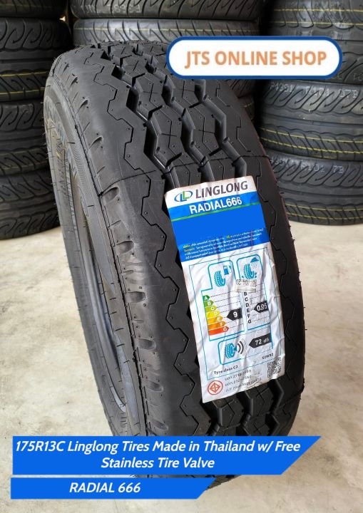 175R13C Linglong Tires Made in Thailand w/ Free Stainless Tire Valve | Lazada PH