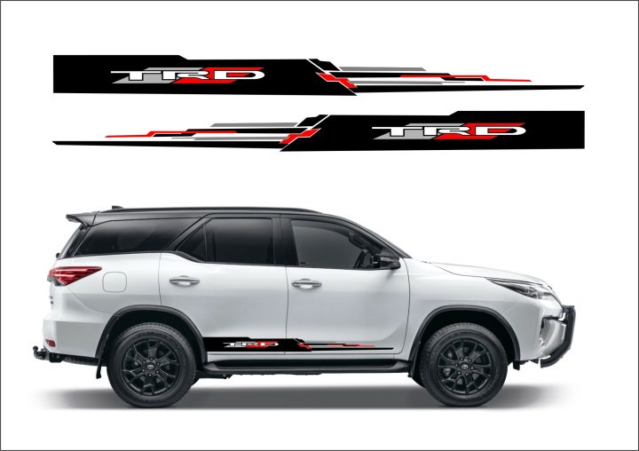 TRD universal body car side sticker (TRD002) - 1set | Lazada PH