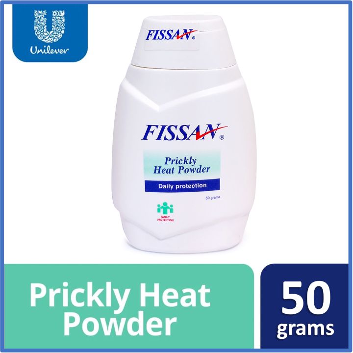 Fissan Prickly Heat Cooling Powder Daily Protection (with Talc) - 50 g ...