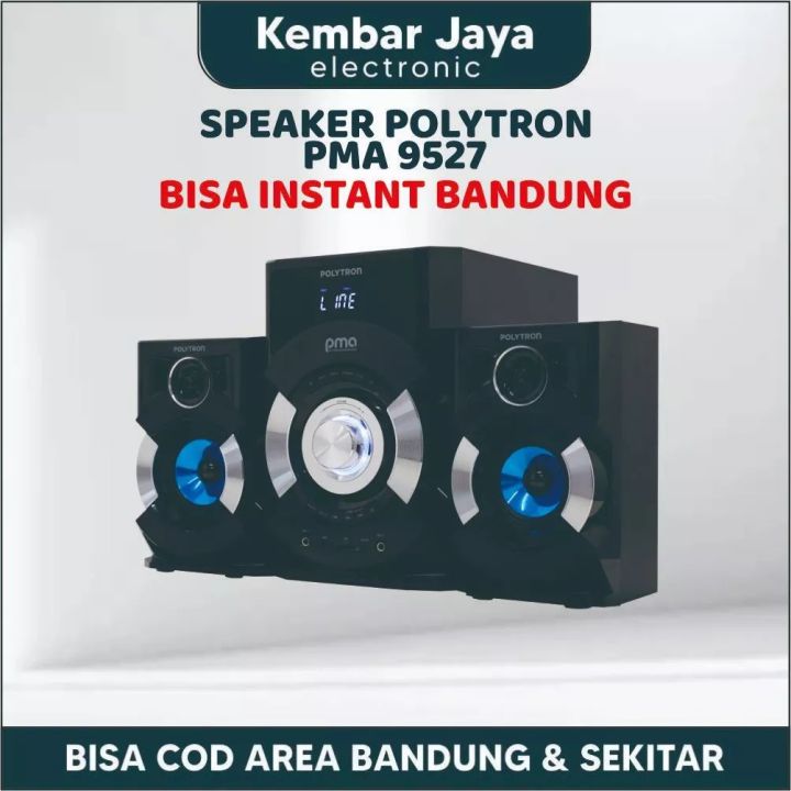 POLYTRON Bluetooth Multimedia Speaker PMA 9527 | Lazada Indonesia