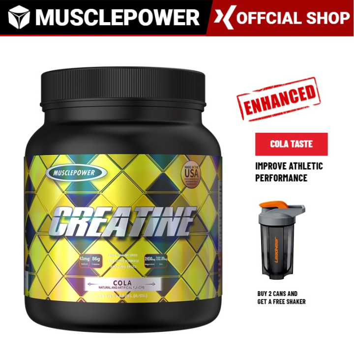 MUSCLEPOWER Creatine 400g & L Glutamine Powder - Build Lean Muscle and ...