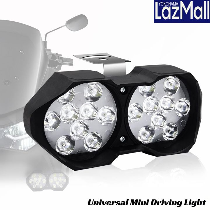 Yokohama Japan Motorcycle External Led Headlight Spotlight 18 Led 12