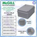 Mcgill Weatherproof Junction Box with Polyurethane Gasket MGJB Series ...